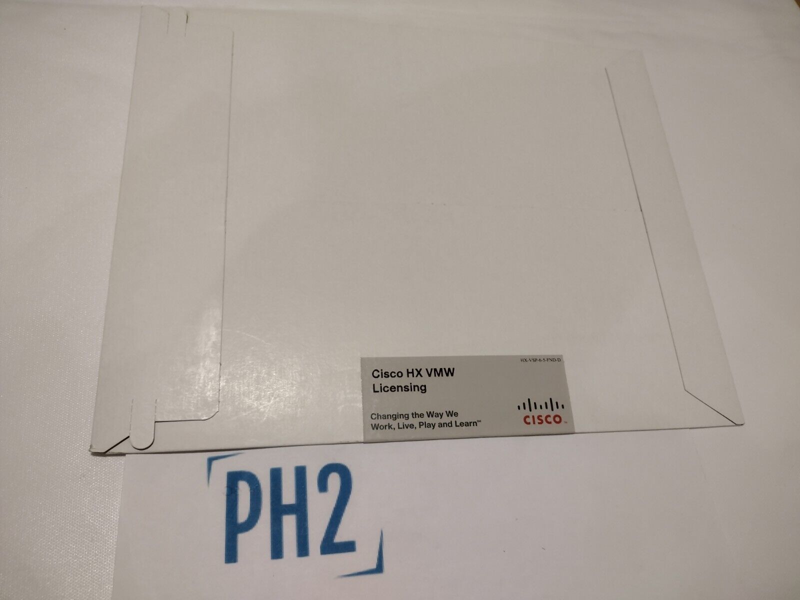 CISCO HX-VSP-6-5-FND-D 55-1170-01 HX VMW LICENSE NEW